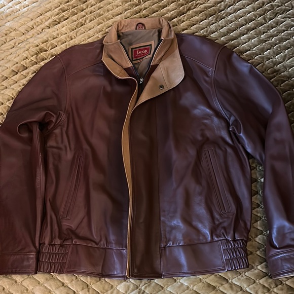 JACOB Collection | Jackets & Coats | Jacob Collection Mahogany Brown ...